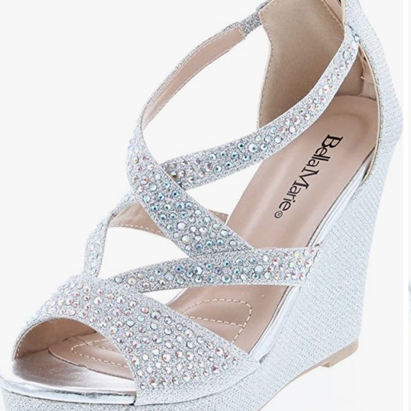 Shoes | Sparkly Wedge Heels | Poshmark